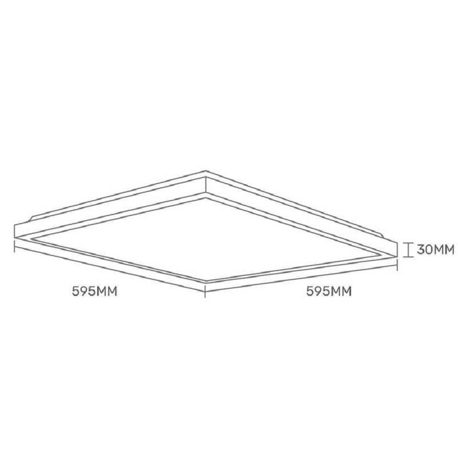 PANEL LED SOBREPUESTO BACK LIGHT 40W 6500K - LEDEX